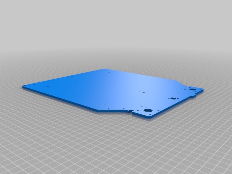 Ultimaker 2 clone base plate - MK2b ready by S3b | Download free STL ...