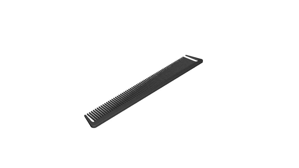 Barber comb by Giorgio Longo | Download free STL model | Printables.com