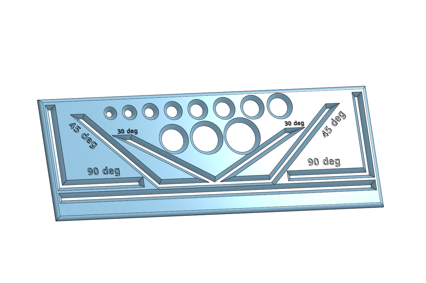 Carpenter's drawing template by kuldar | Download free STL model ...