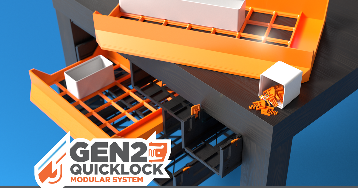 Gen2 Gridfinity Drawers V2 Extended Sizes By Jerrari Download Free Stl Model