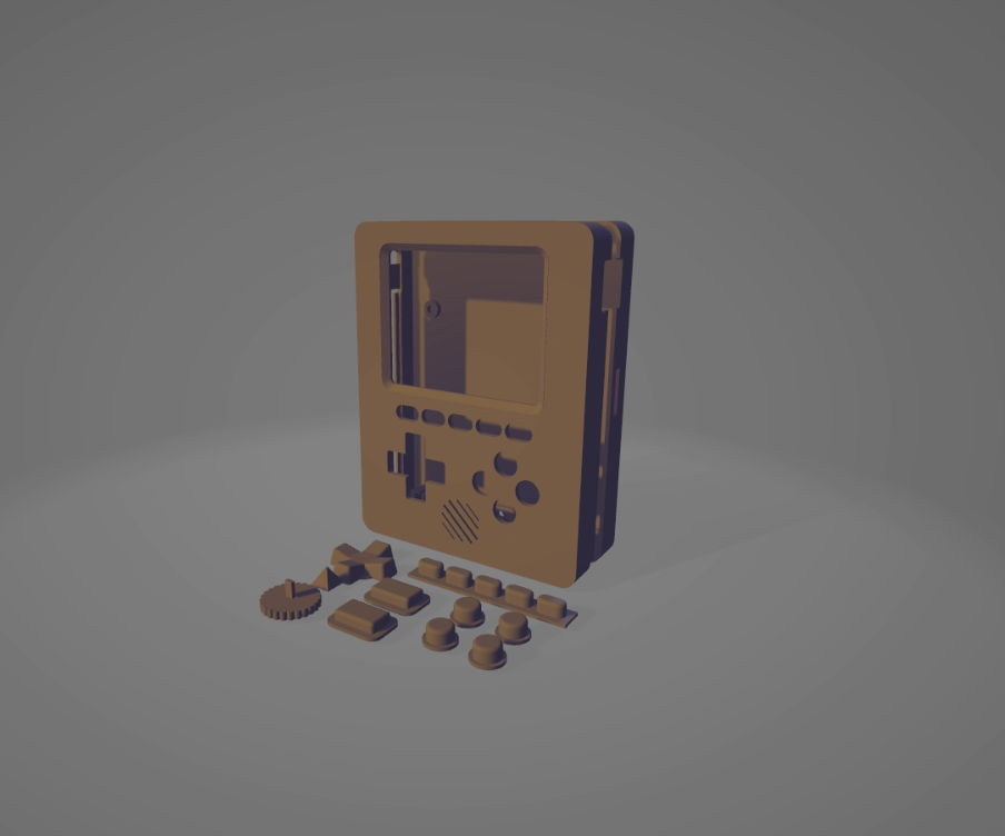 Raspberry Pi Retro Handheld por mzashh | Descargar modelo STL gratuito ...