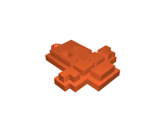 keychain minecraft totem by Maik | Download free STL model | Printables.com