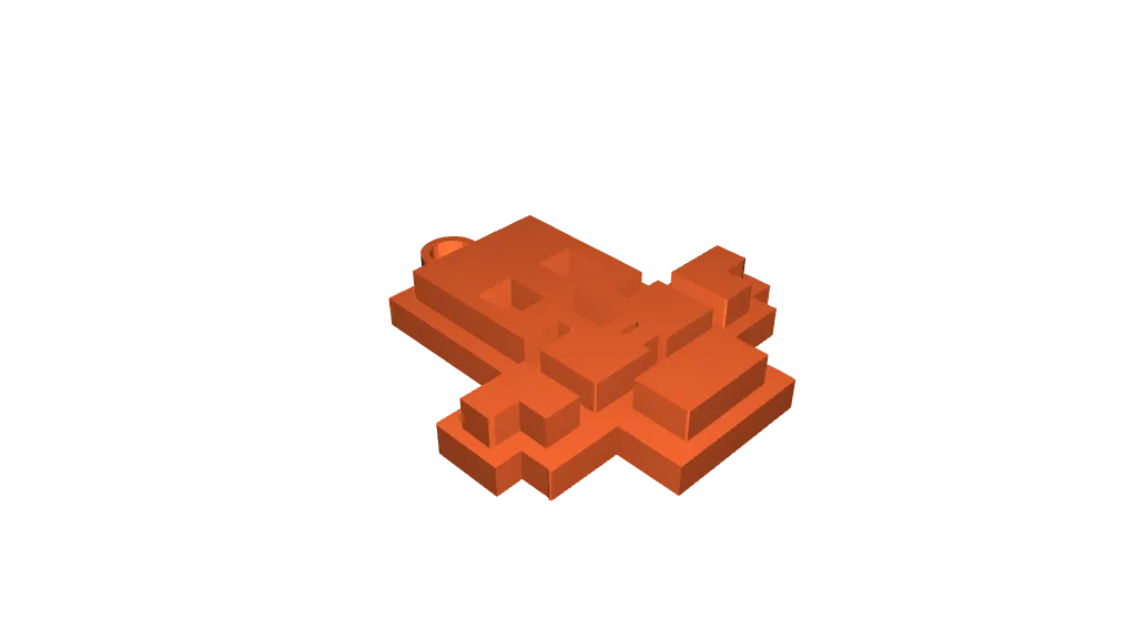 keychain minecraft totem by Maik | Download free STL model | Printables.com