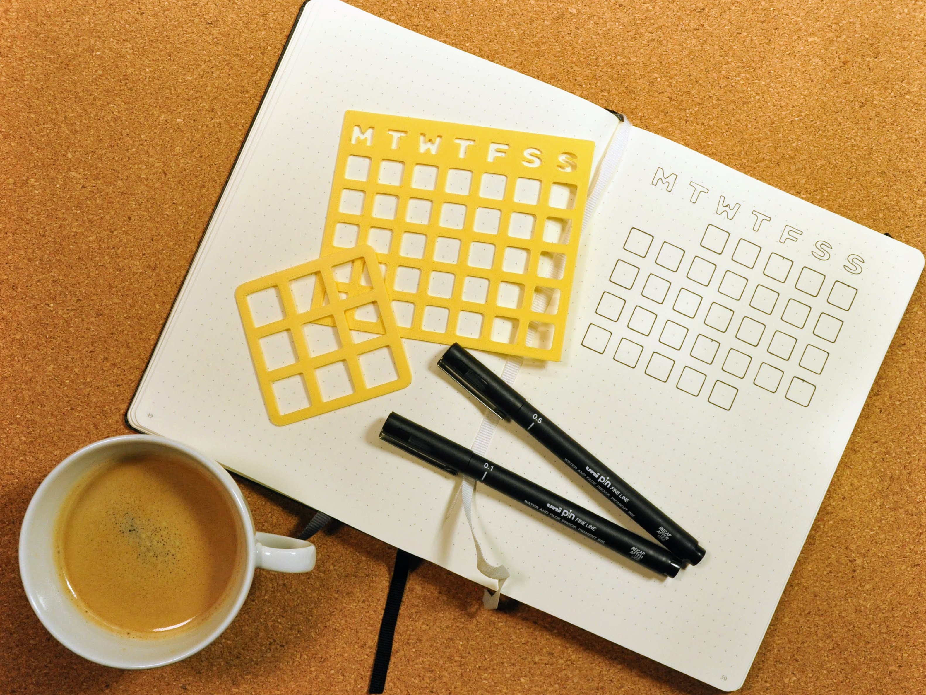 Customizable Calendar Grid by Jakub | Download free STL model ...