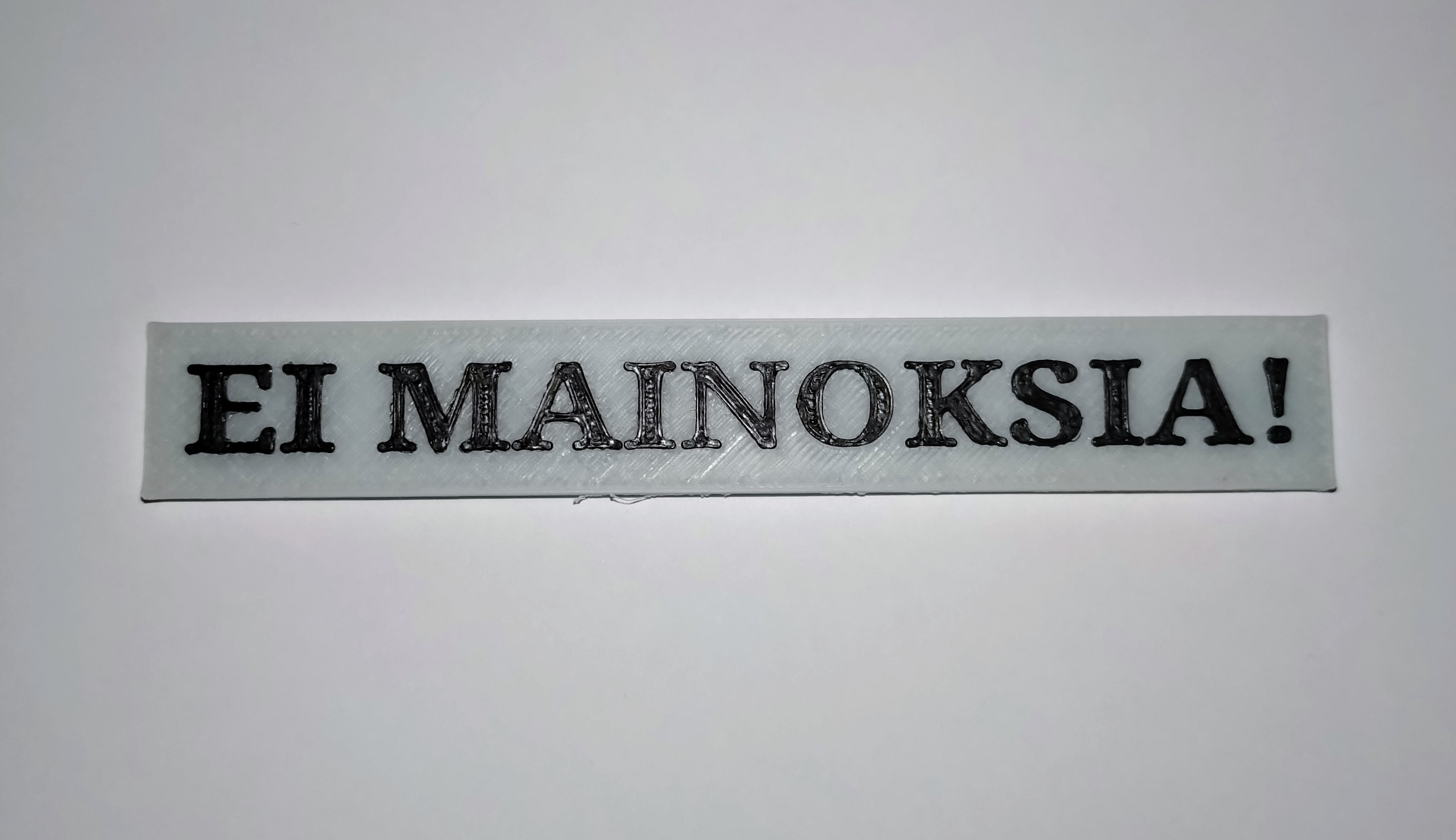 Ei mainoksia kyltti by FIN245 | Download free STL model | Printables.com