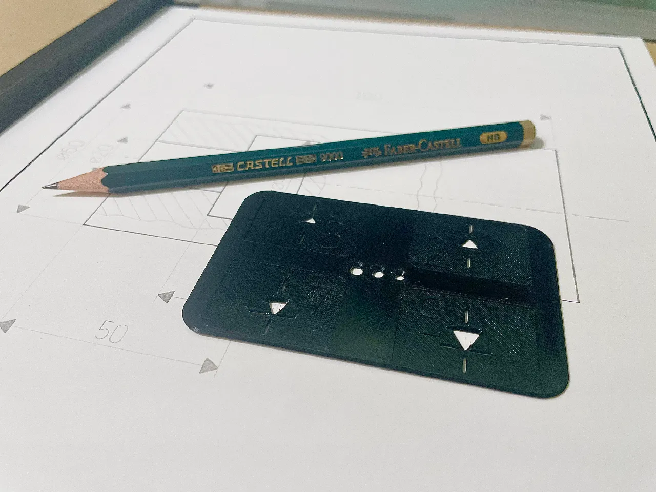 Dimension arrow stencil by Ema4run | Download free STL model ...