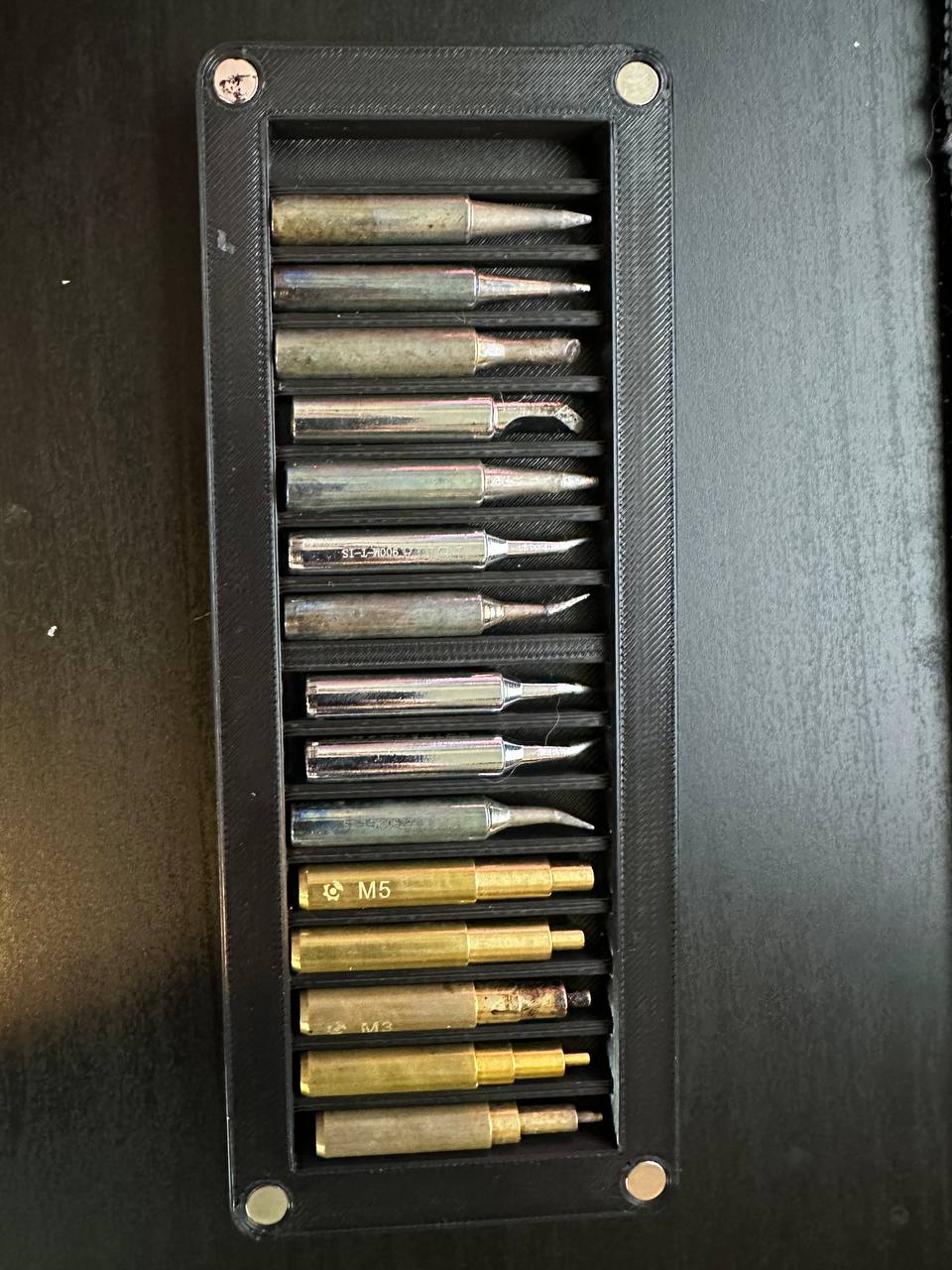 Soldering Iron Tips Storage Box by JaxTheShep | Download free STL model ...