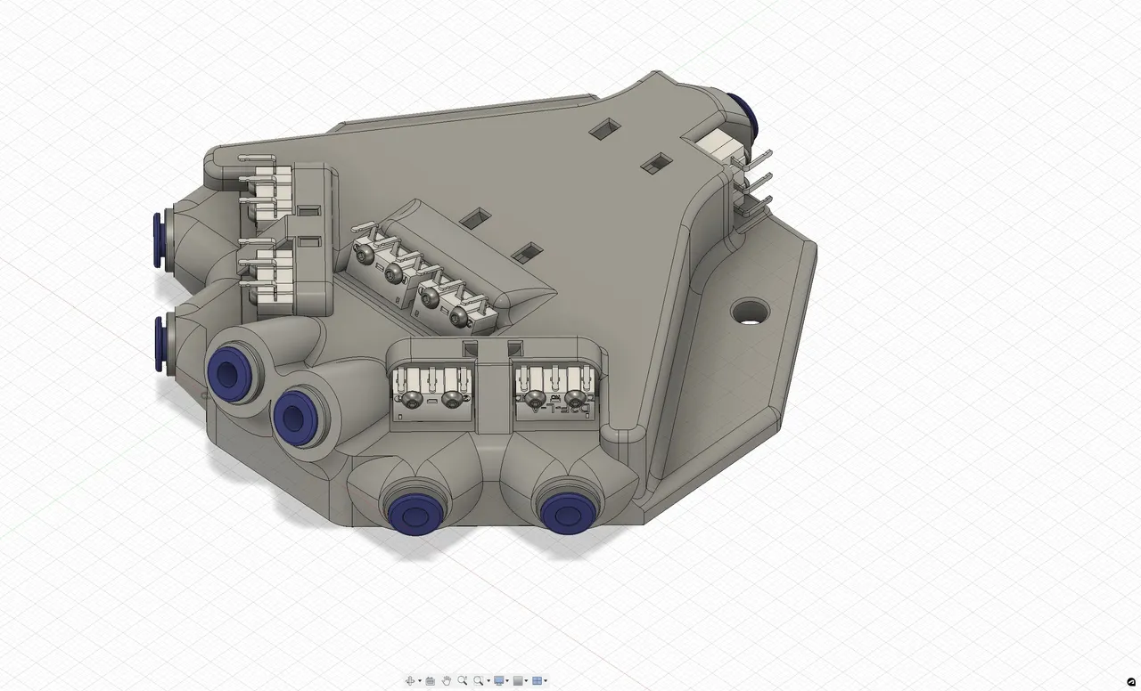 6-1 Filament Hub w/ Build in filament sensors by Wondro | Download free ...