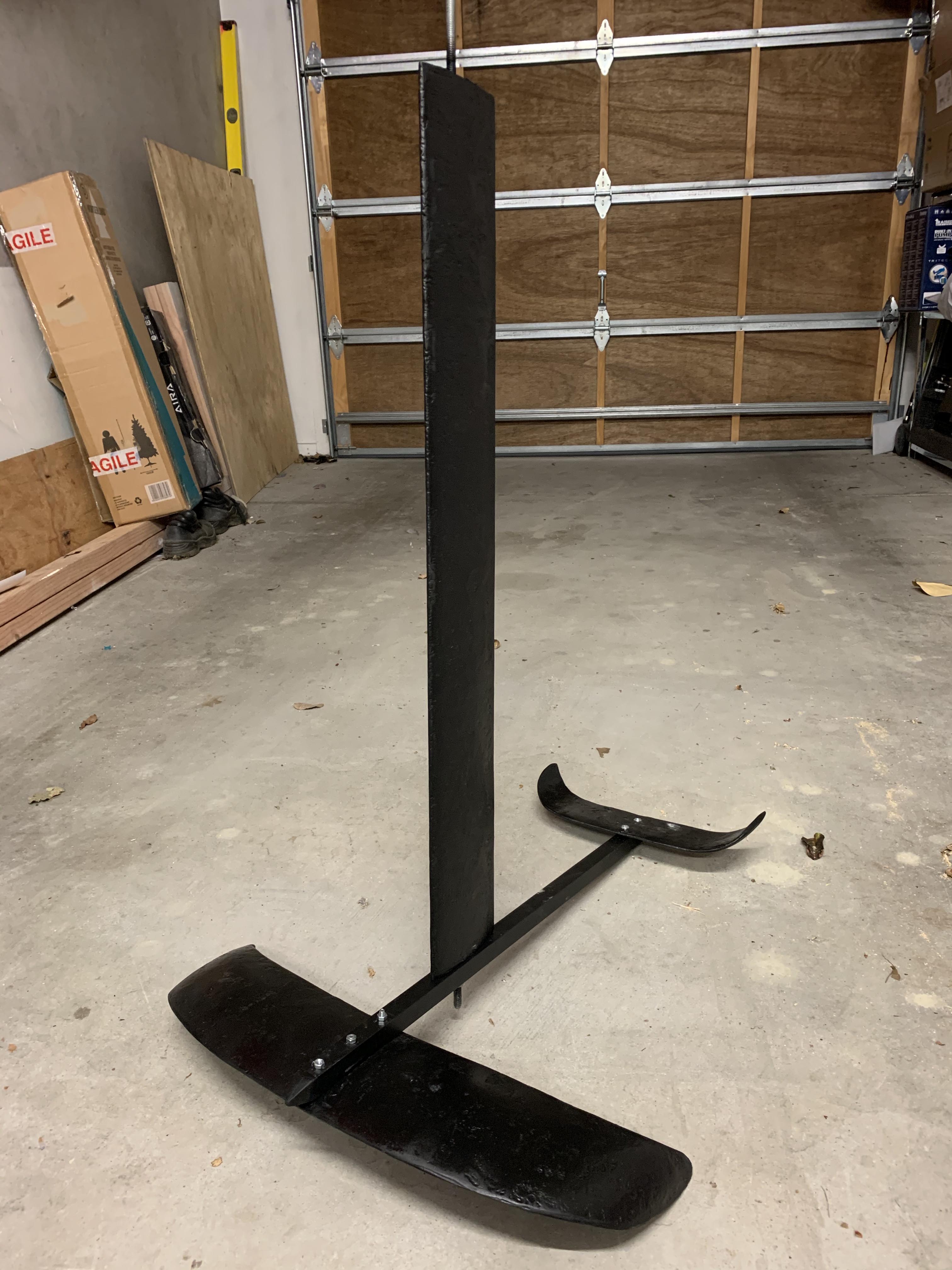 Hydro foil mast and mounting plates by Maple 3D | Download free STL ...