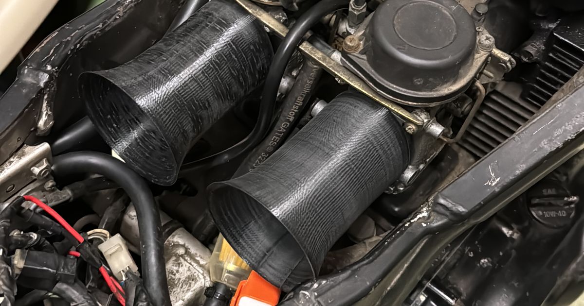 Intake Trumpet Suzuki GS500 by Duncan van Vliet | Download free STL ...