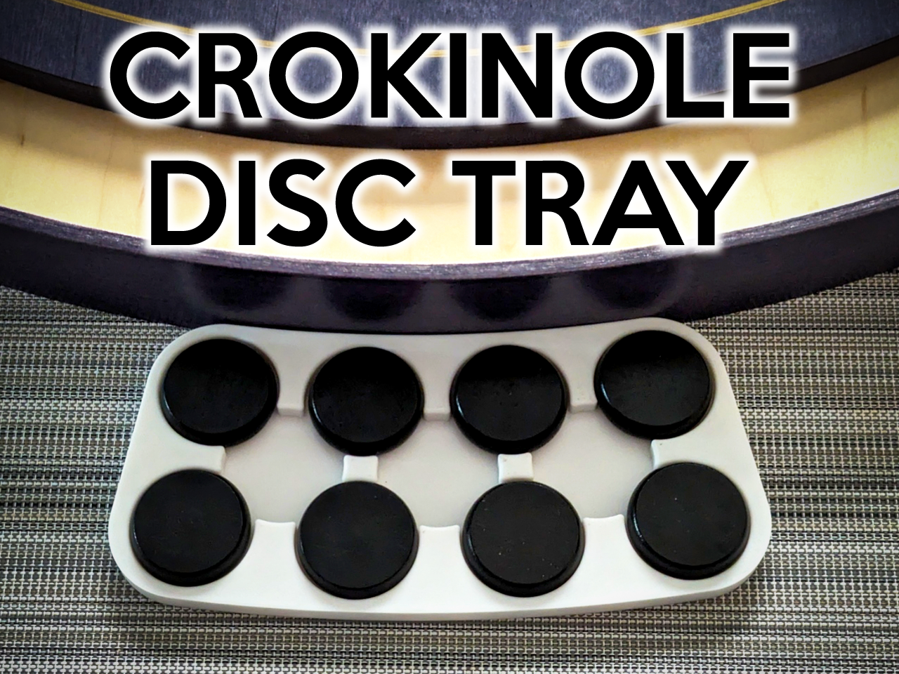 Crokinole Disc Tray by vzom | Download free STL model | Printables.com