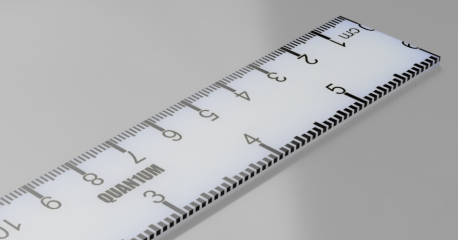 6 inch Ruler for Drawing and Drafting by Quan1um | Download free STL ...