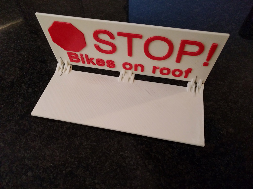 Pop Up Warning Sign - Bikes on Roof by reallifeonhold | Download free ...