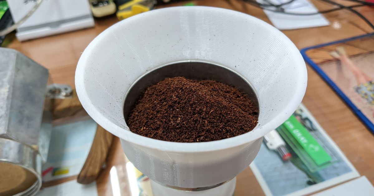 Funnel for moka pot funnel (six cups size) by Jeremy Wang | Download ...