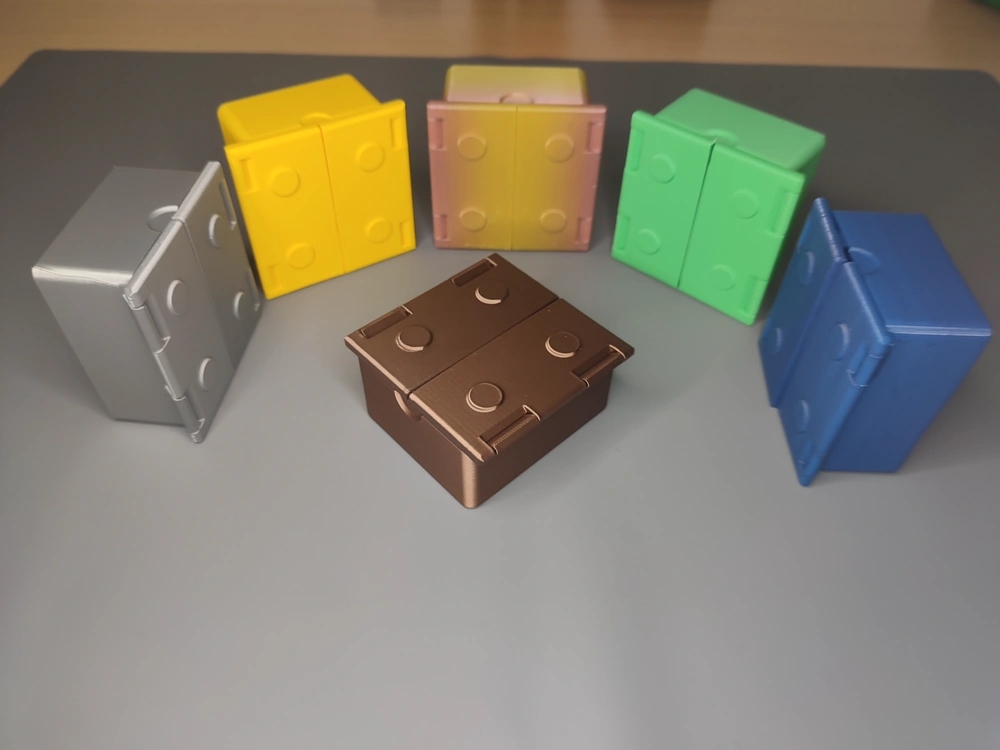 Stackable Box with Double Lid - Print in Place by BamBam Design | Download free STL model ...