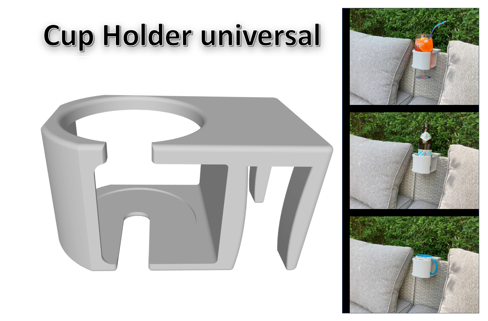 Cup Holder universal by Felix | Download free STL model | Printables.com