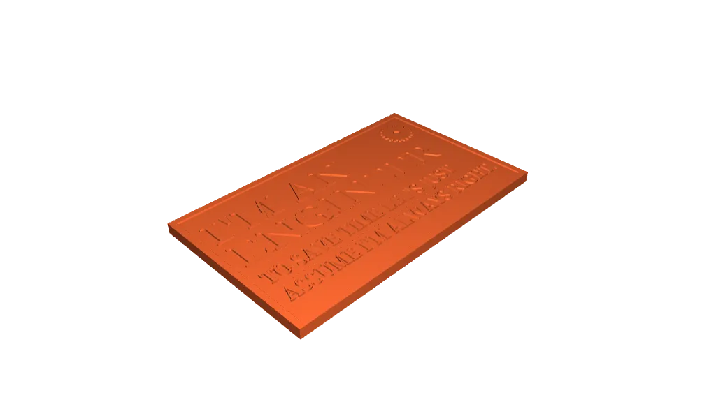 Engineer sign by FIN245 | Download free STL model | Printables.com