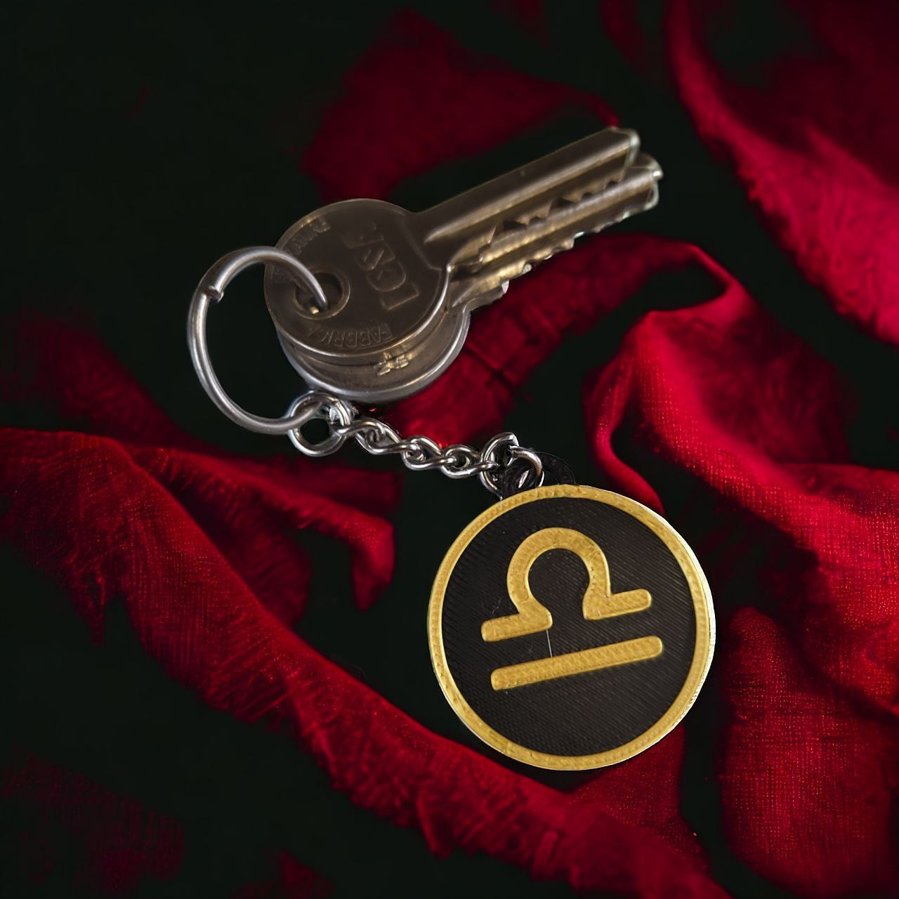 Keychain Libra by virtuprinto | Download free STL model | Printables.com