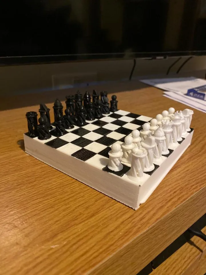 Mini Chess by Arminius3Dprint | Download free STL model | Printables.com
