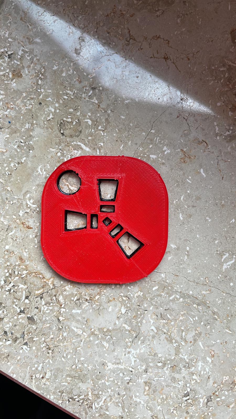 Rust logo Keychain by jum | Download free STL model | Printables.com