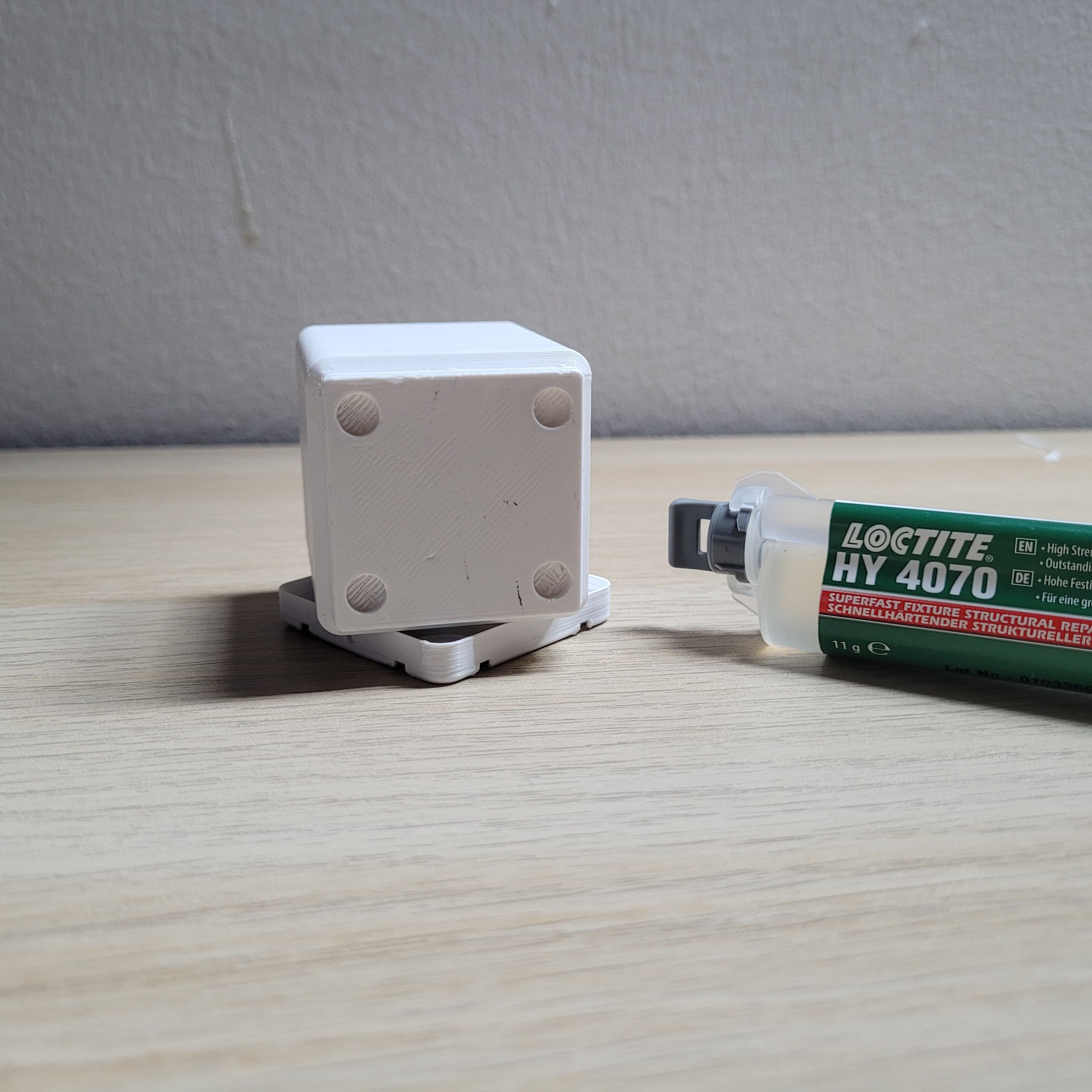 Gridfinity 1x1x7 Loctite 11g Adhesive/Glue Tube Holder + Mixing Nozzle Holder by NiksPrints101 ...