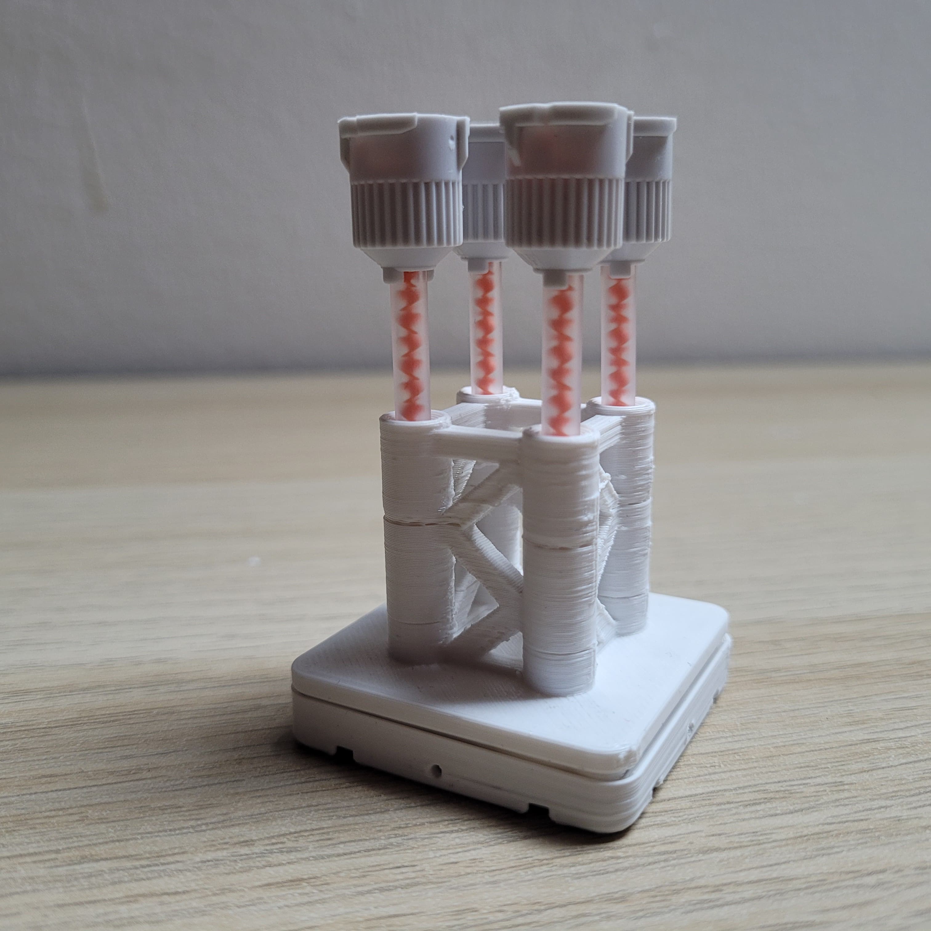 Gridfinity 1x1x7 Loctite 11g Adhesive/Glue Tube Holder + Mixing Nozzle Holder by NiksPrints101 ...