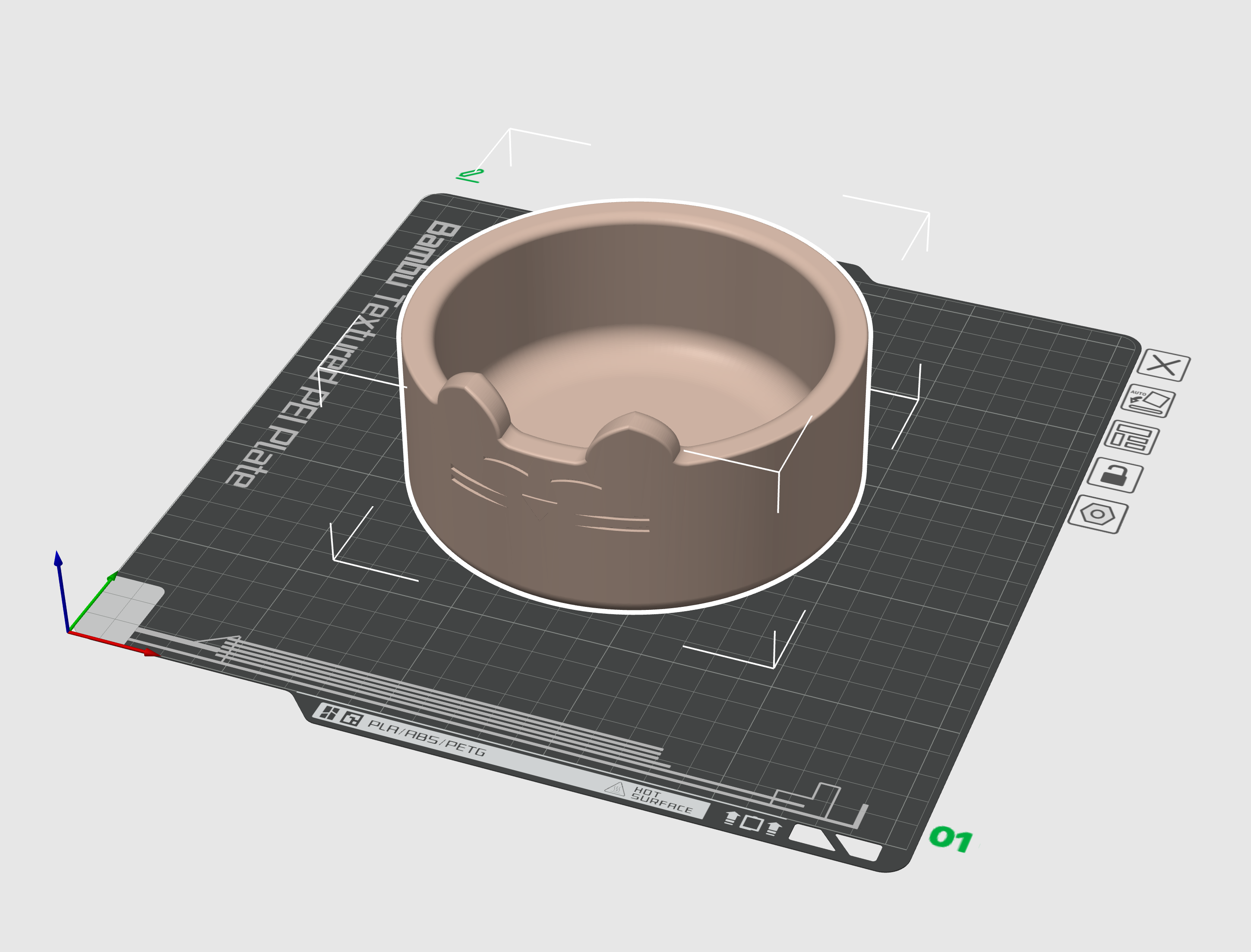 3 Cat Bowls by CutMaster | Download free STL model | Printables.com
