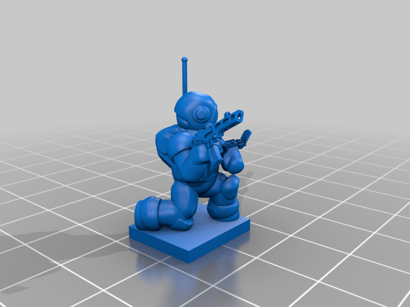 Future - Space Soldiers Command Team by Guy_montag | Download free STL ...