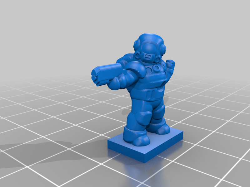 Future - Space Soldiers Command Team by Guy_montag | Download free STL ...