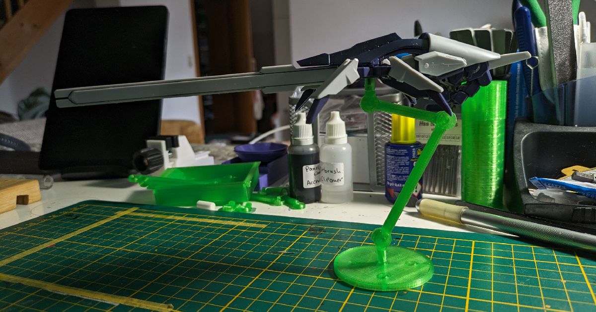 Gunpla small action arm base by Lucullust | Download free STL model ...