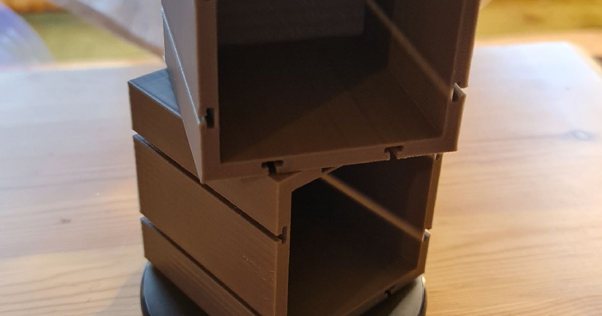 Stackable Cube Storage by gerfz | Download free STL model | Printables.com