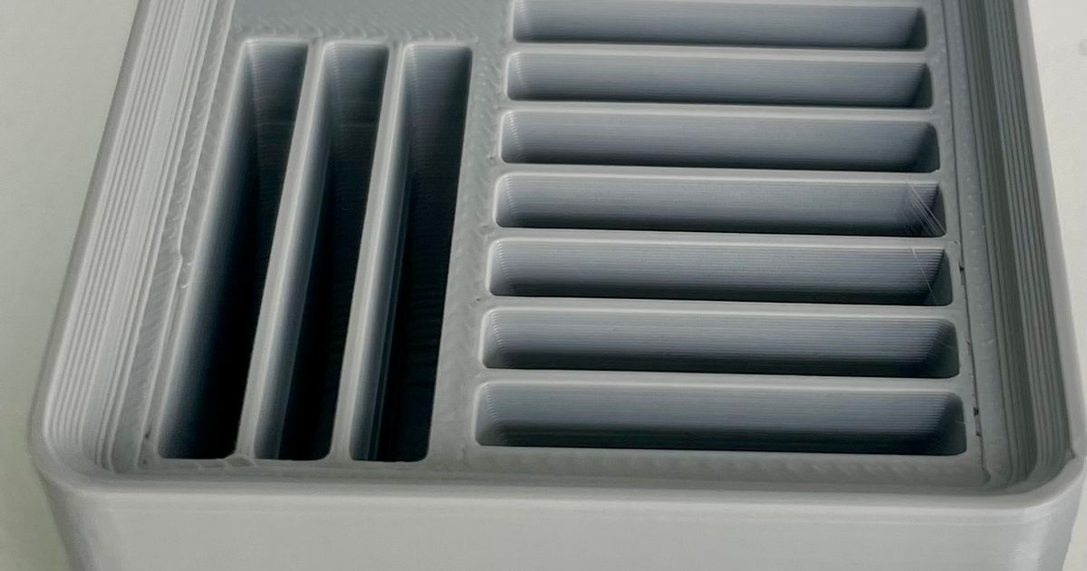 Gridfinity with pin CR20322/CR2430 battery storage by Iain Hay | Download free STL model ...