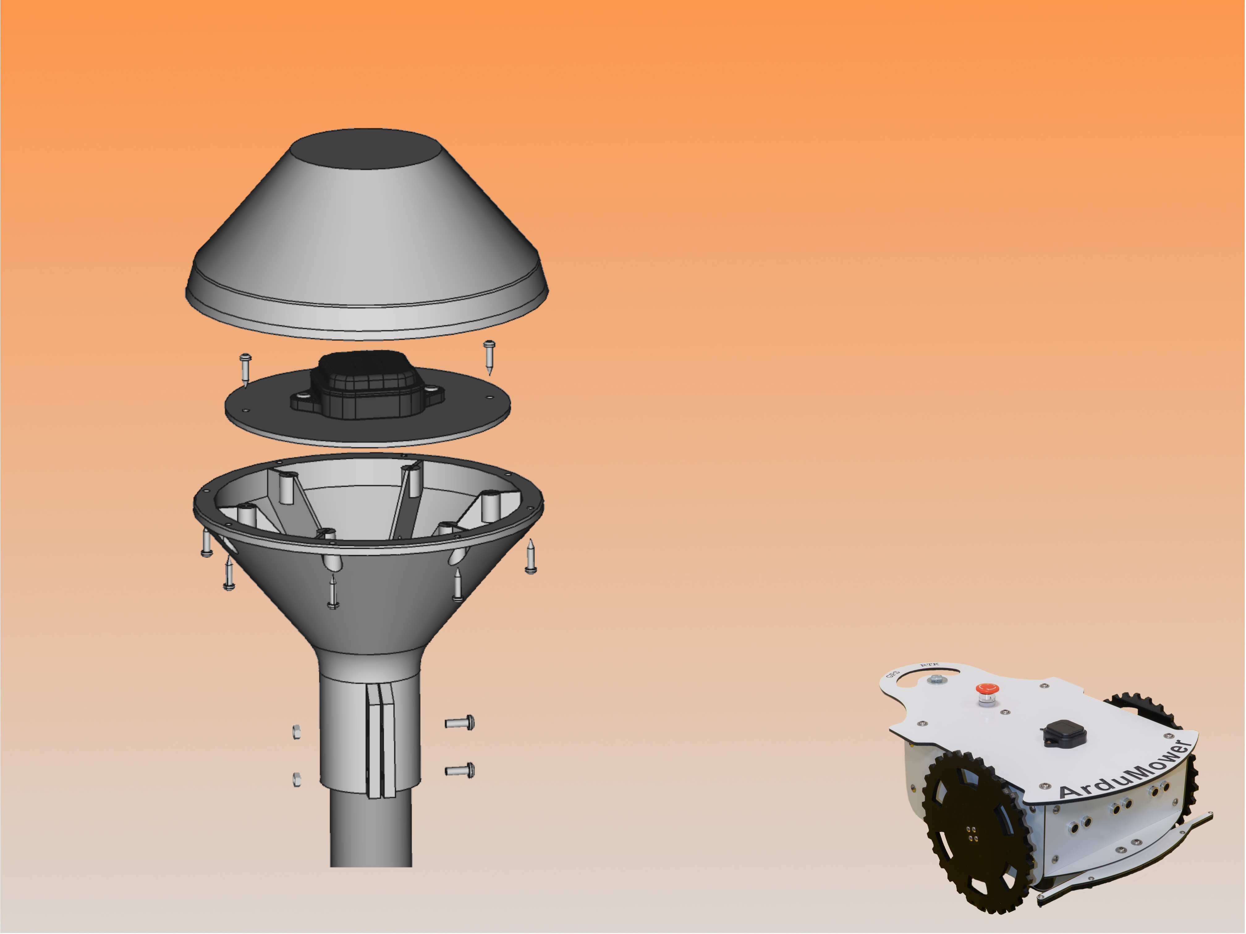 GPS Antenna Case by Sam | Download free STL model | Printables.com