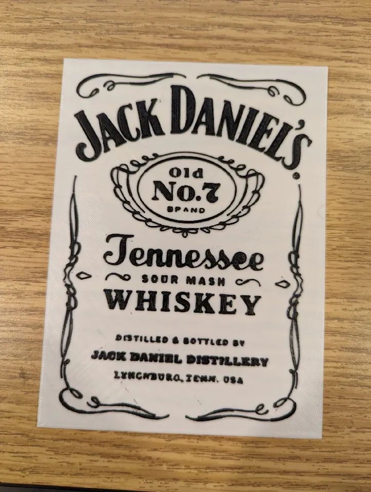 Jack Daniels Tennessee Whisky sign and light switch cover plate - beer ...