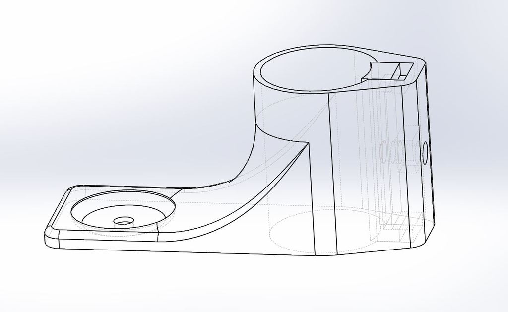 34mm columns clamp (for camera/monitor) by qczek | Download free STL ...