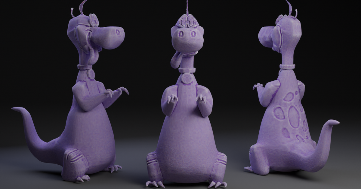 Dino the Dinosaur: The Flintstones by Peter Farell | Download free STL ...