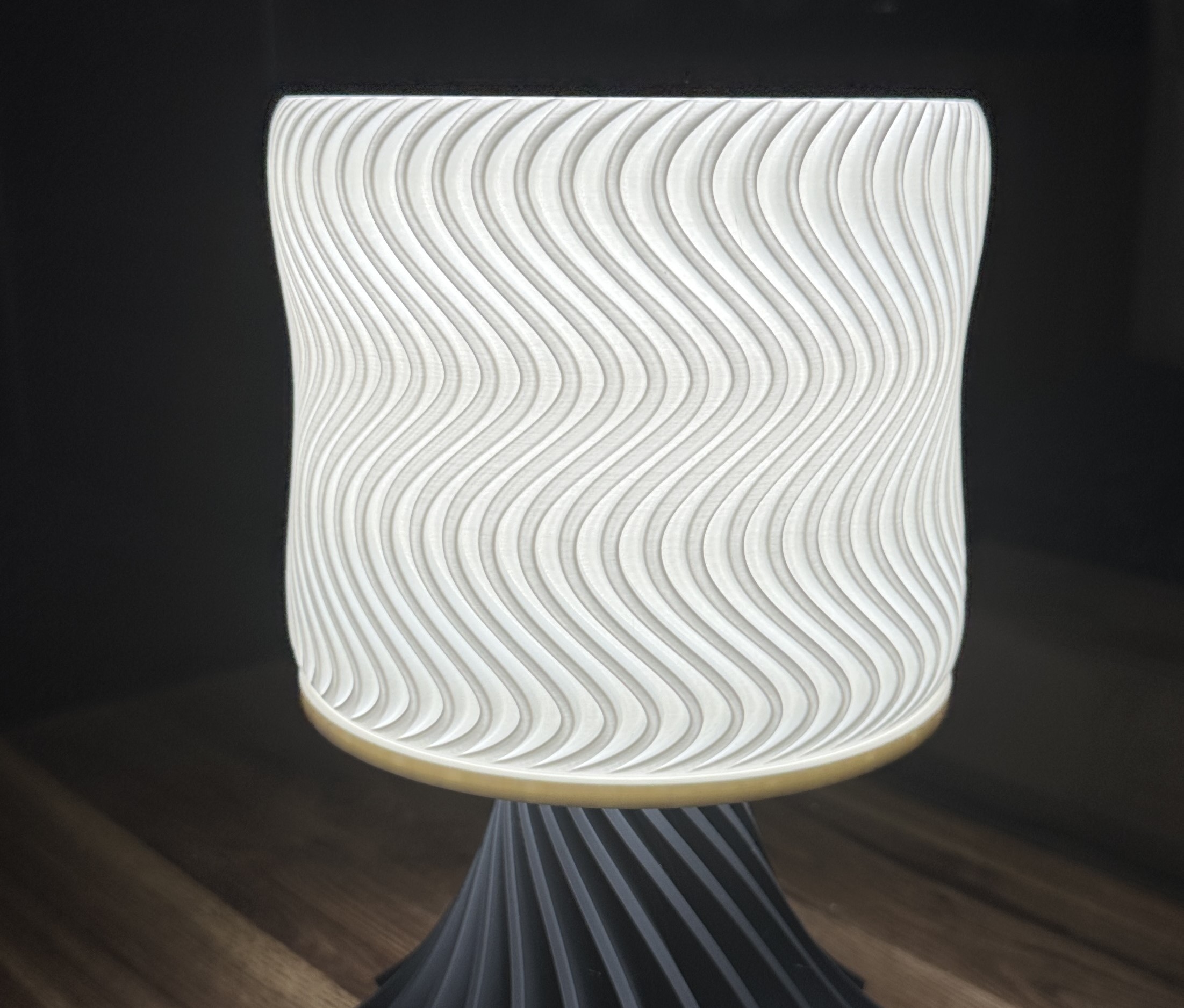 LAMPSHADE 3 / LAMPENSCHIRM / SHADE / WAVE / SIMPLE CLICK&PLUG (VASEMODE ...