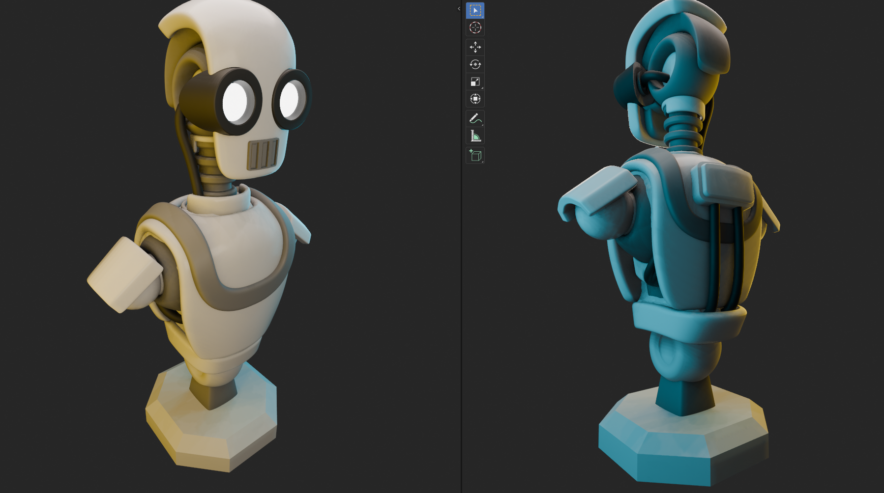 Droid Bust (WIP) by Cris K B | Download free STL model | Printables.com