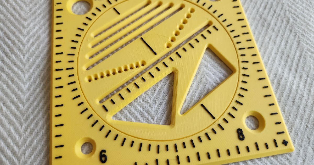 Angle and Circle Geometric Drawing Template by squinn | Download free ...