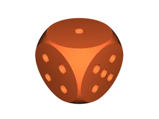 DADO REDONDEADO ROUNDED DICE by Nixeris | Download free STL model ...