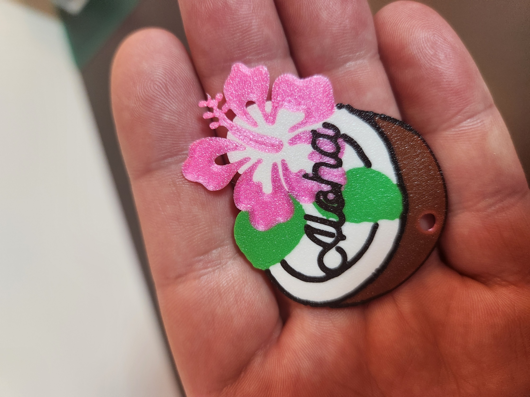 Aloha summer keychain - MMU by BažusLab | Download free STL model ...