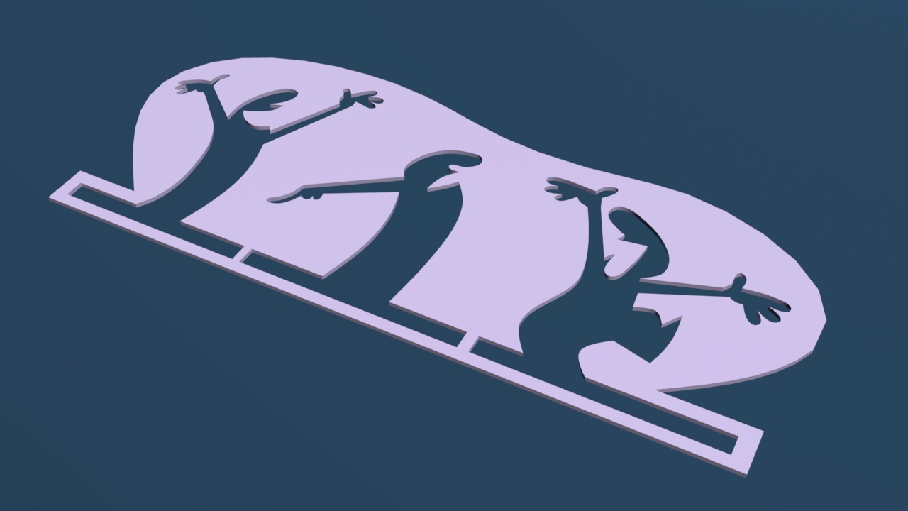 La Linea Stencils Template by DragoMej | Download free STL model ...