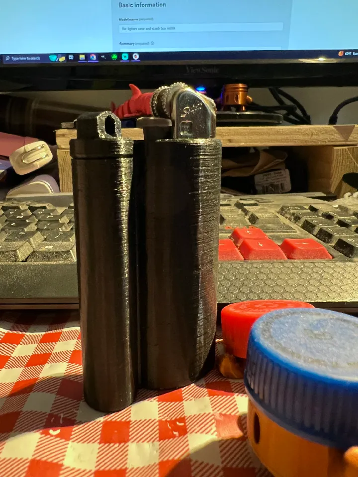 Bestagon Bic lighter case and stash box remix by Kuro Man Kuro ...