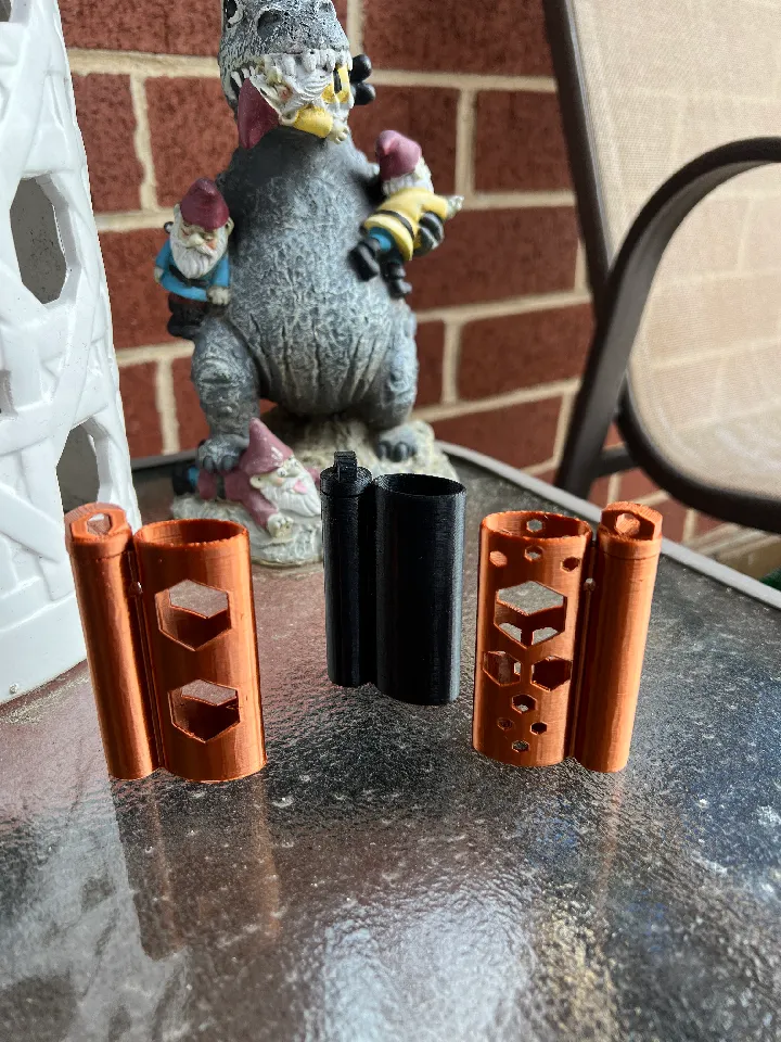 Bestagon Bic lighter case and stash box remix by Kuro Man Kuro ...