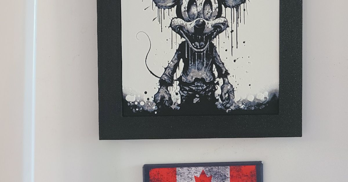 Hueforge Magnet Frame - 100x100 by Bedlam Threadz | Printables Store