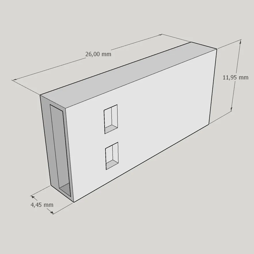 Flashdrive Case by Gustavo Rezende | Download free STL model ...