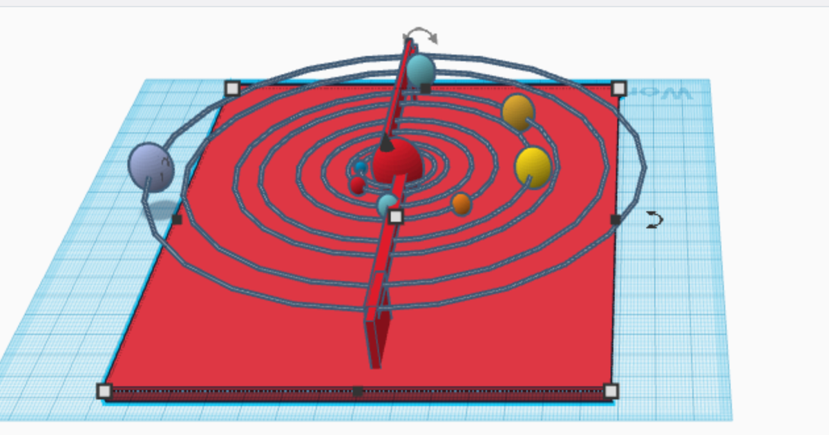 Solar System (in stand) by soeencer | Download free STL model ...