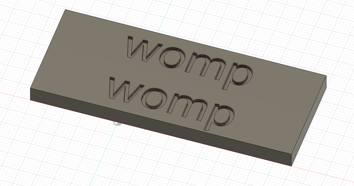 womp womp by Brenden Prickett | Download free STL model | Printables.com