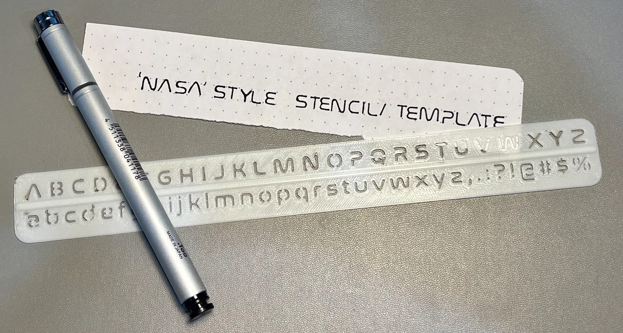 'Nasa' Inspired Stencil / Letter Template by garflon | Download free ...