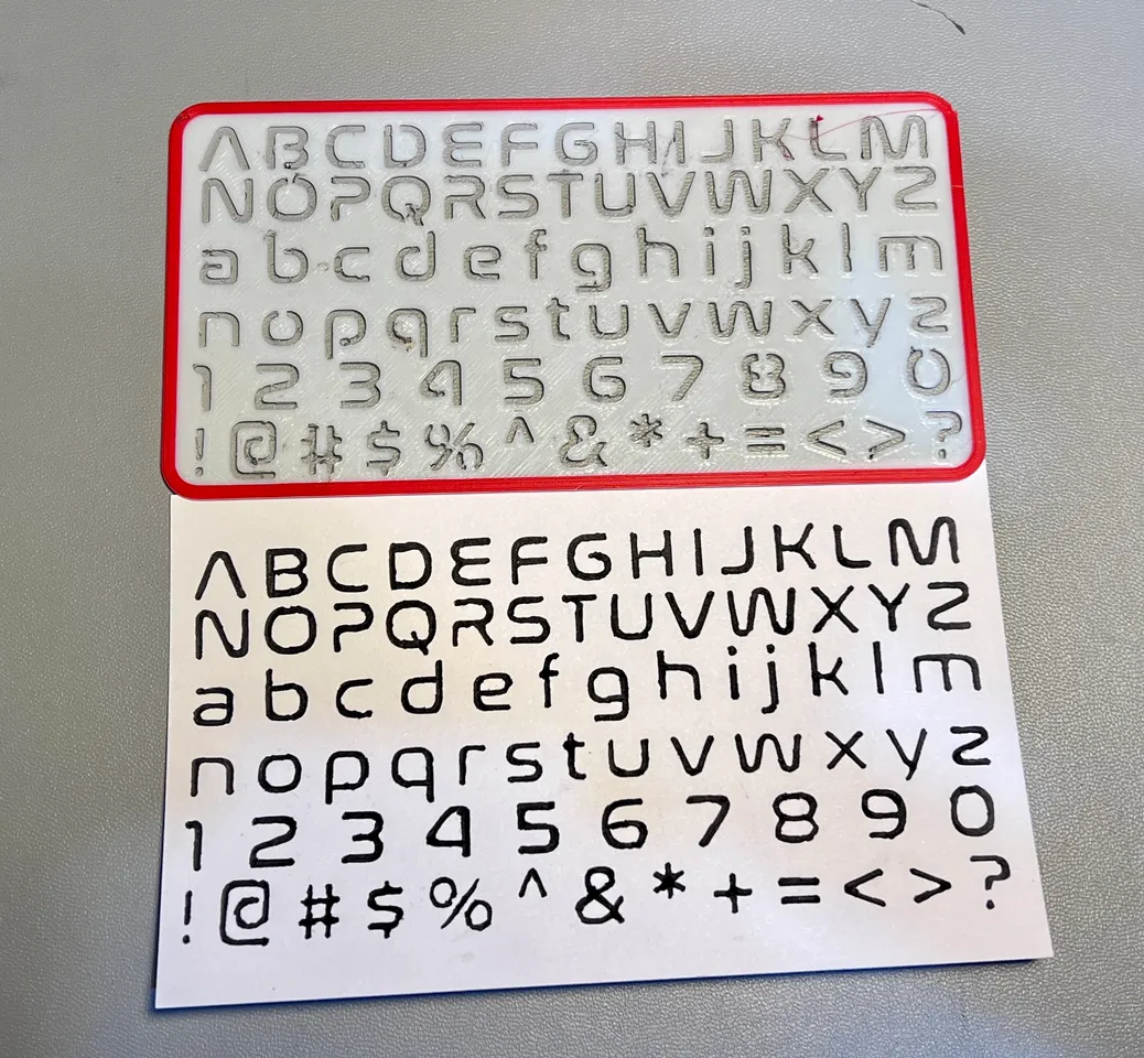 'Nasa' Inspired Stencil / Letter Template by garflon | Download free ...